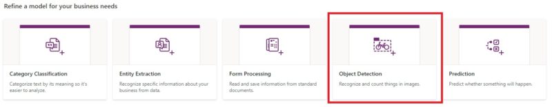 Train Object Detection using AI Builder