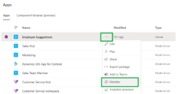 Monitor Canvas App logs in PowerApps Monitor and Application Insights