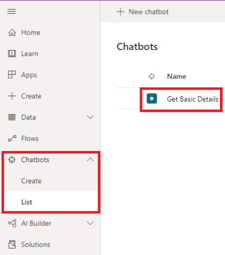 Power Virtual Agent (Chatbot) Integration with Power Apps Portal