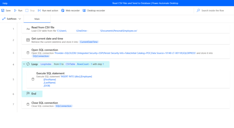 Types and Schedule Power Automate Desktop Flow