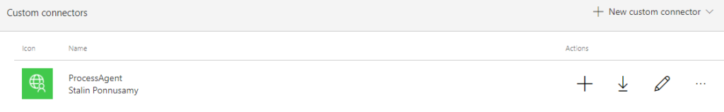 Use Custom Connector in PowerApps