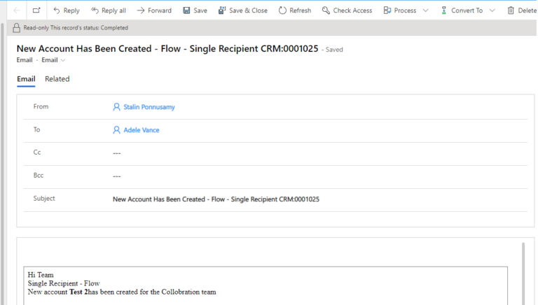 Create Email Activity Plugin vs Power Automate Part 1