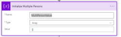 PowerApps - Update MultiPerson field in SharePoint through Power Automate
