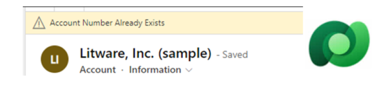 Dataverse - Display Error Message When Entry Already Exists