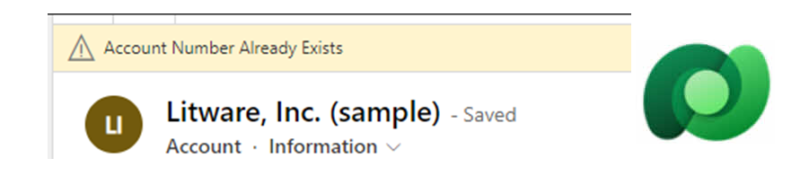 Dataverse - Display Error Message When Entry Already Exists