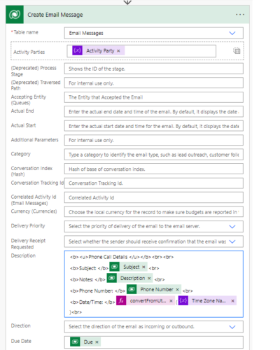 Power Automate: Convert UTC to Specific User Time Zone