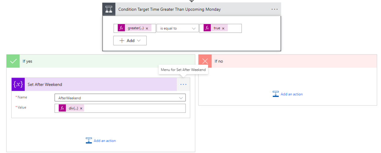 Power Automate: Pause Weekend Notification and Proceed on Next Weekday