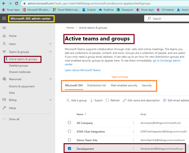 Create an All-Day Calander Event for Microsoft Group
