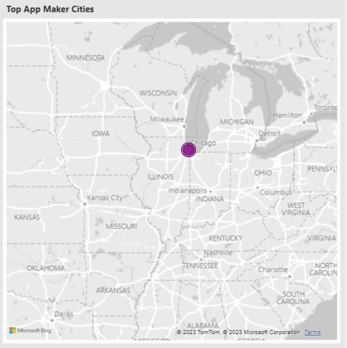 Display Maps and Visuals in Power BI