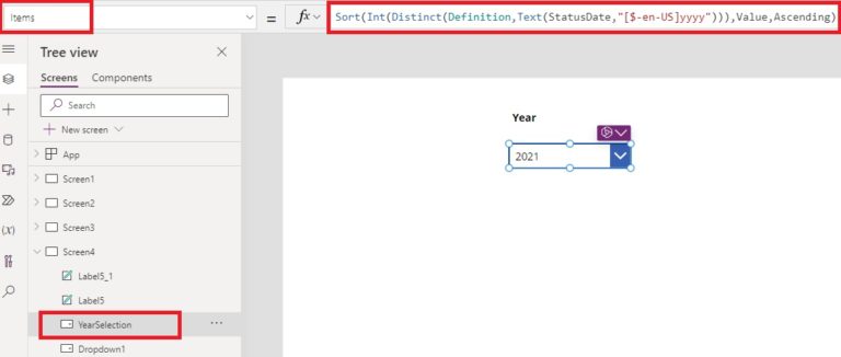 Display Year and Month from the SharePoint Data